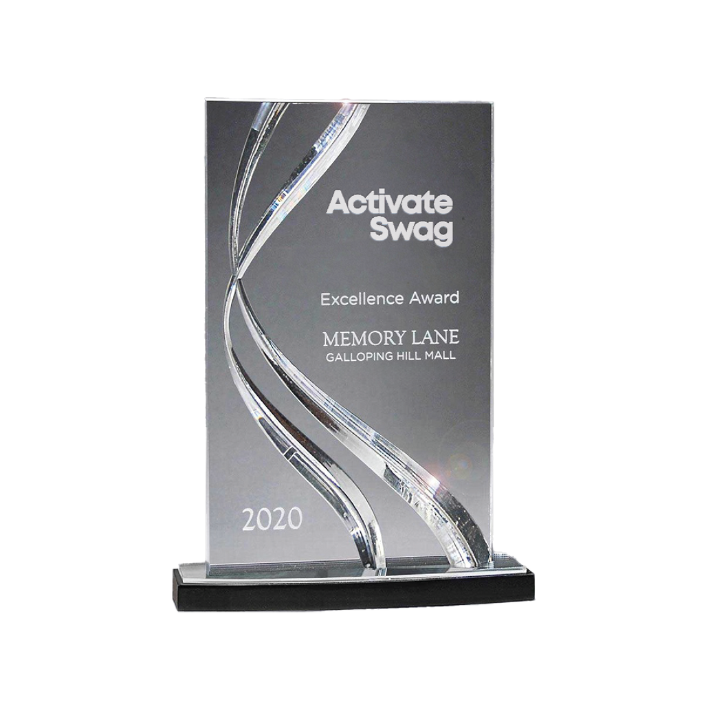 Medium Clear Award – Activate Swag
