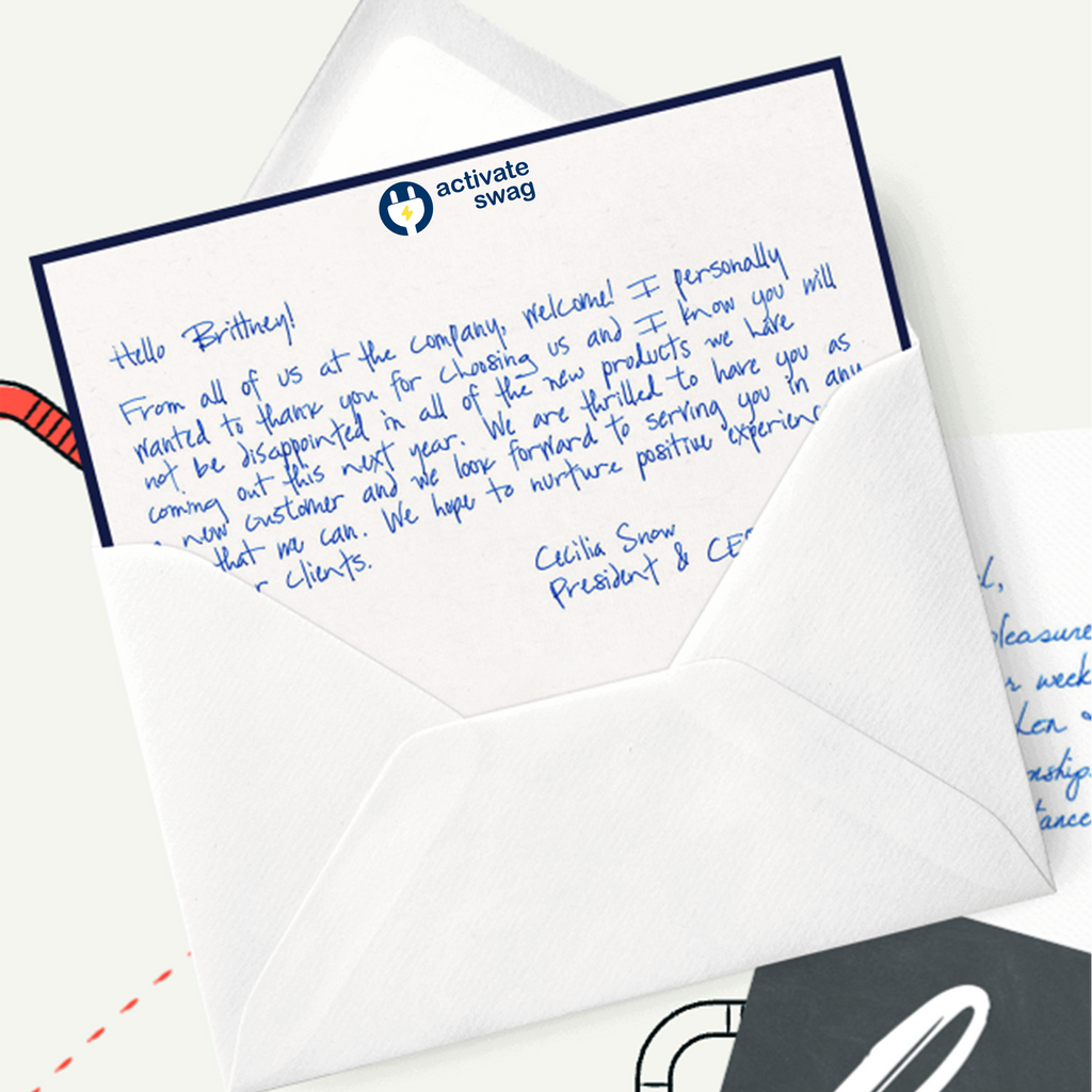 5 x 7 Handwritten Cards – Activate Swag