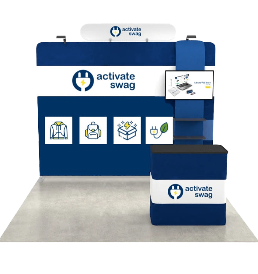 10ft Complete Trade Show Booth Kit – Activate Swag